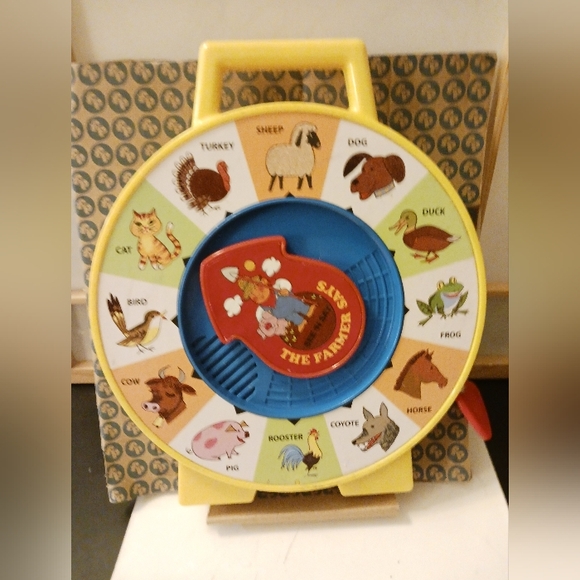 Fisher-Price | Toys | Vintage 8 Fisher Price See And Say Farmer Man Toy ...